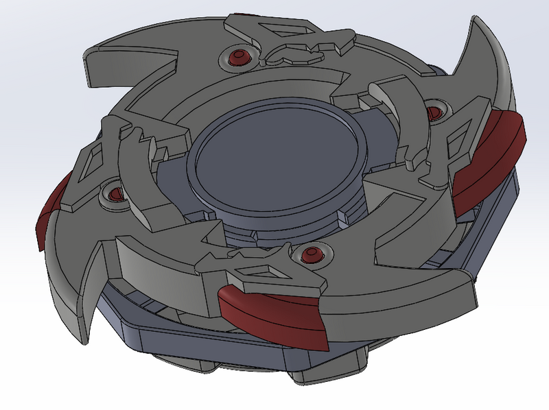 Custom Metal Dragoon Anime F Beyblade – Jawas Junkyard